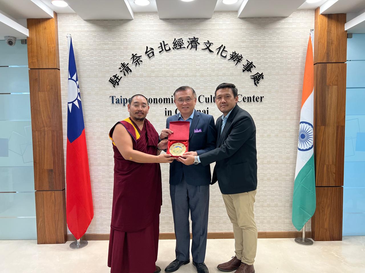 Parliamentarians Khenpo Kada Ngedup Sonam and Lobsang Gyatso Sither ...