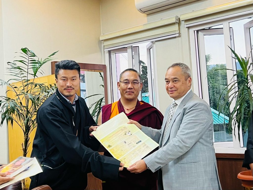 Parliamentarians Khenpo Jamphel Tenzin and Phurpa Dorjee Gyaldhong ...